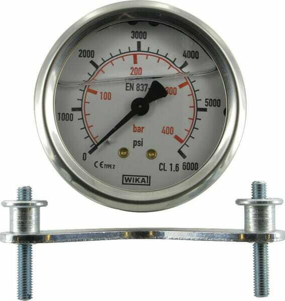 Vente Manomètre Ø 63 mm 400bar/6000psi Inox- raccord arrière MA63400AM ...