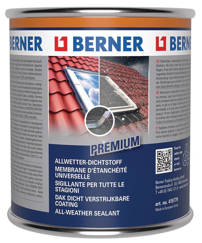 Vente MEMBRANE ETANCHEITE UNIV.750ML Berner 419778 | Place des pros