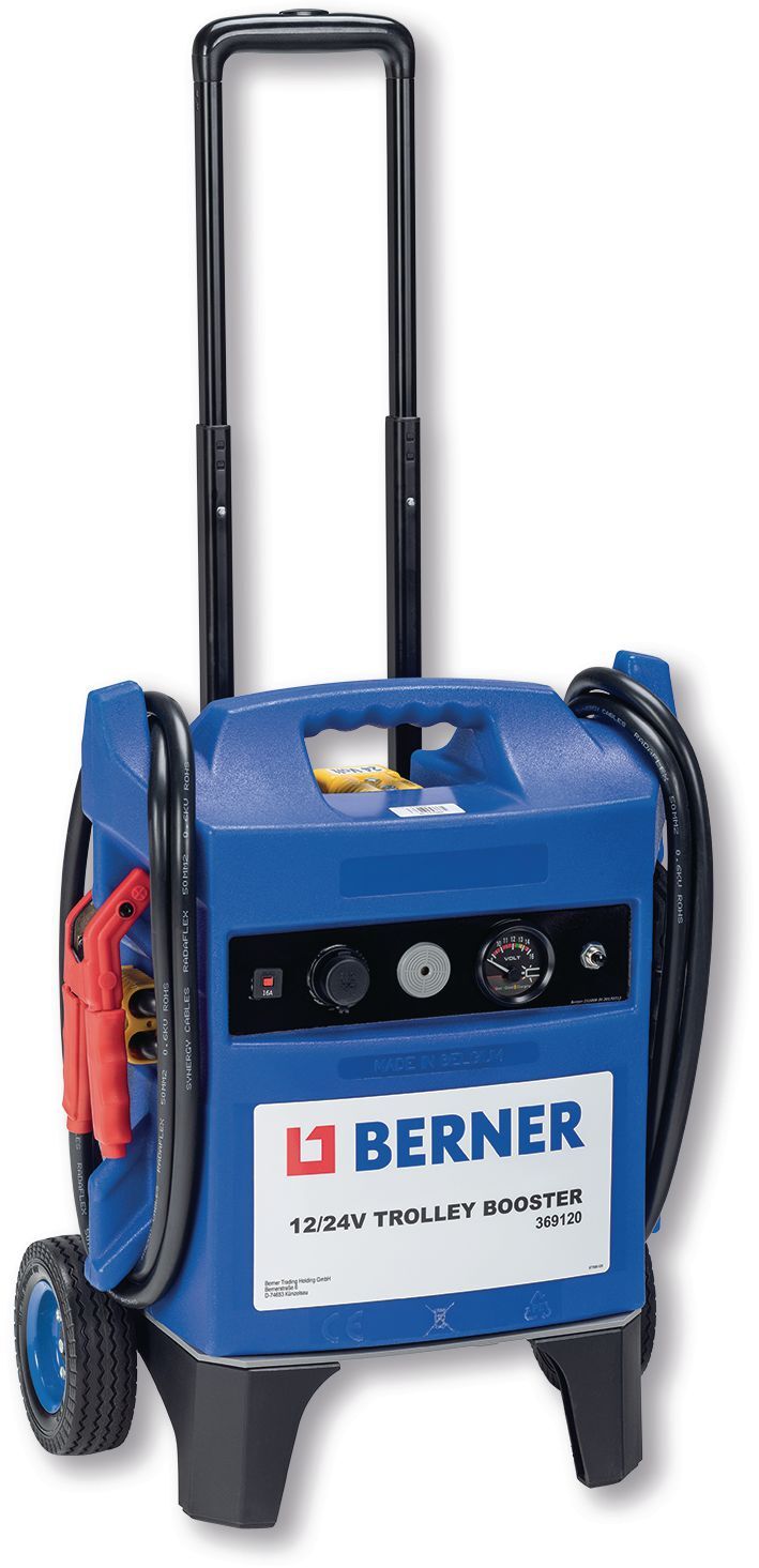 Vente BOOSTER 12-24 VOLTS TROLLEY Berner 369120 | Place des pros