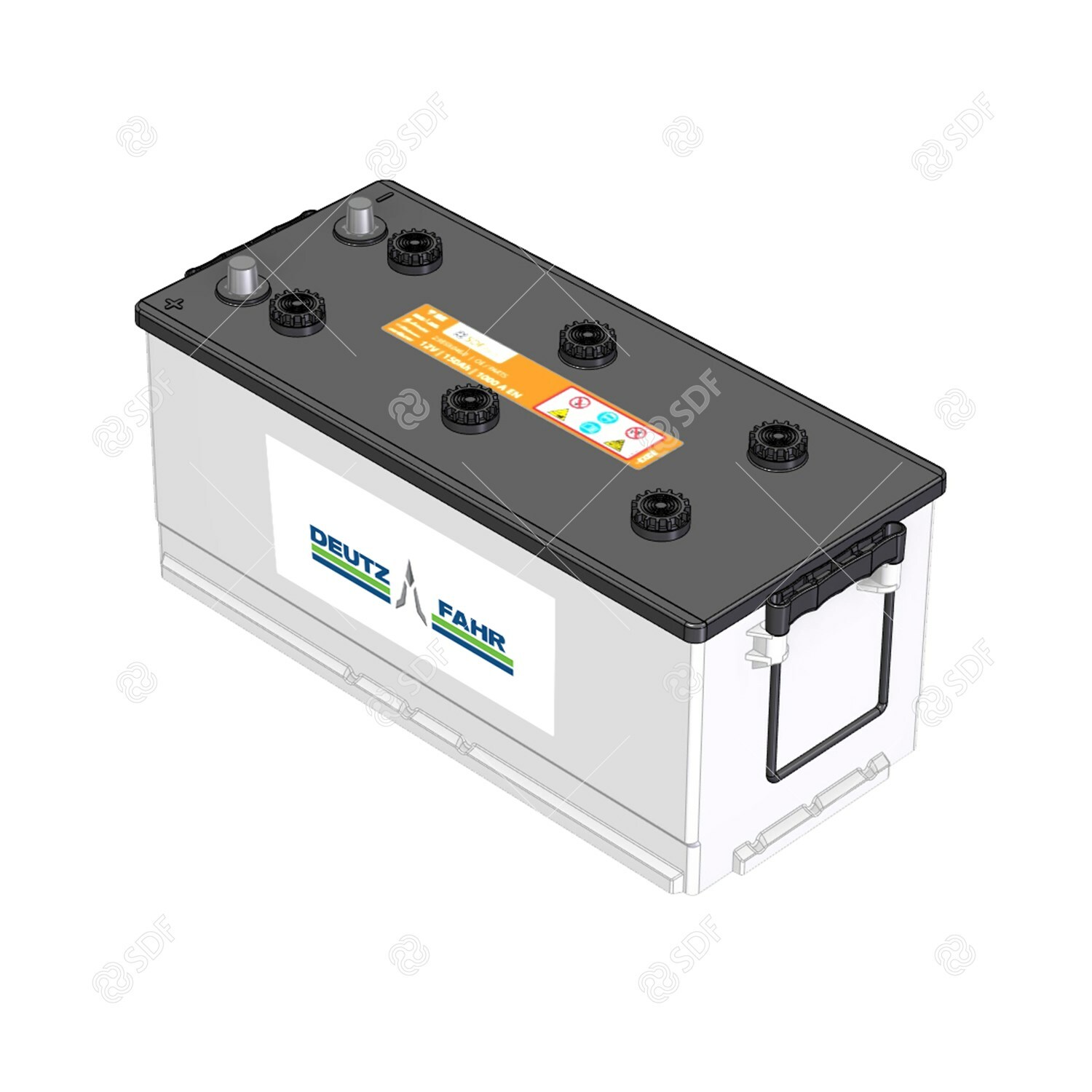 Vente BATT 12V 150Ah 660A Deutz-Fahr 2.9559.046.0-DF | Place des pros